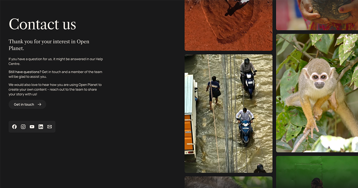 Contact us • Open Planet
